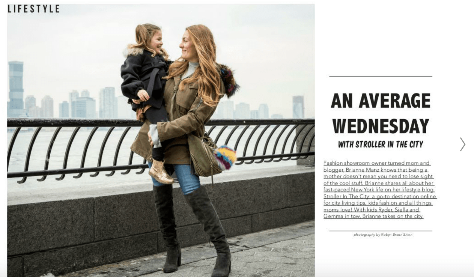 Poster Child Mag Debut | Stroller in the City