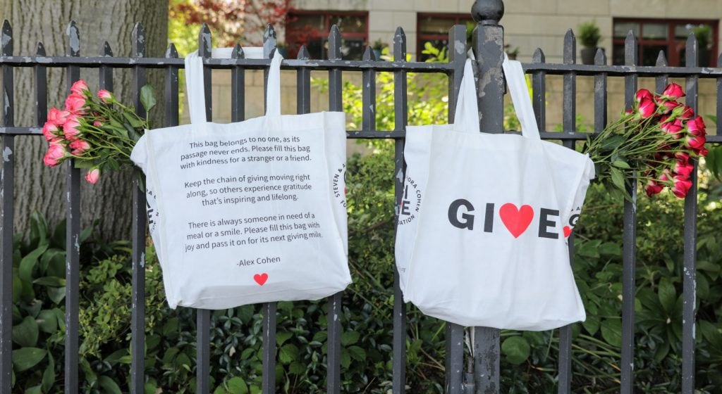 GIVE Bag - Giving Good One Person at a Time | Stroller in the City