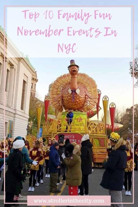 Top 10 Family Fun November Events In NYC | Stroller in the City