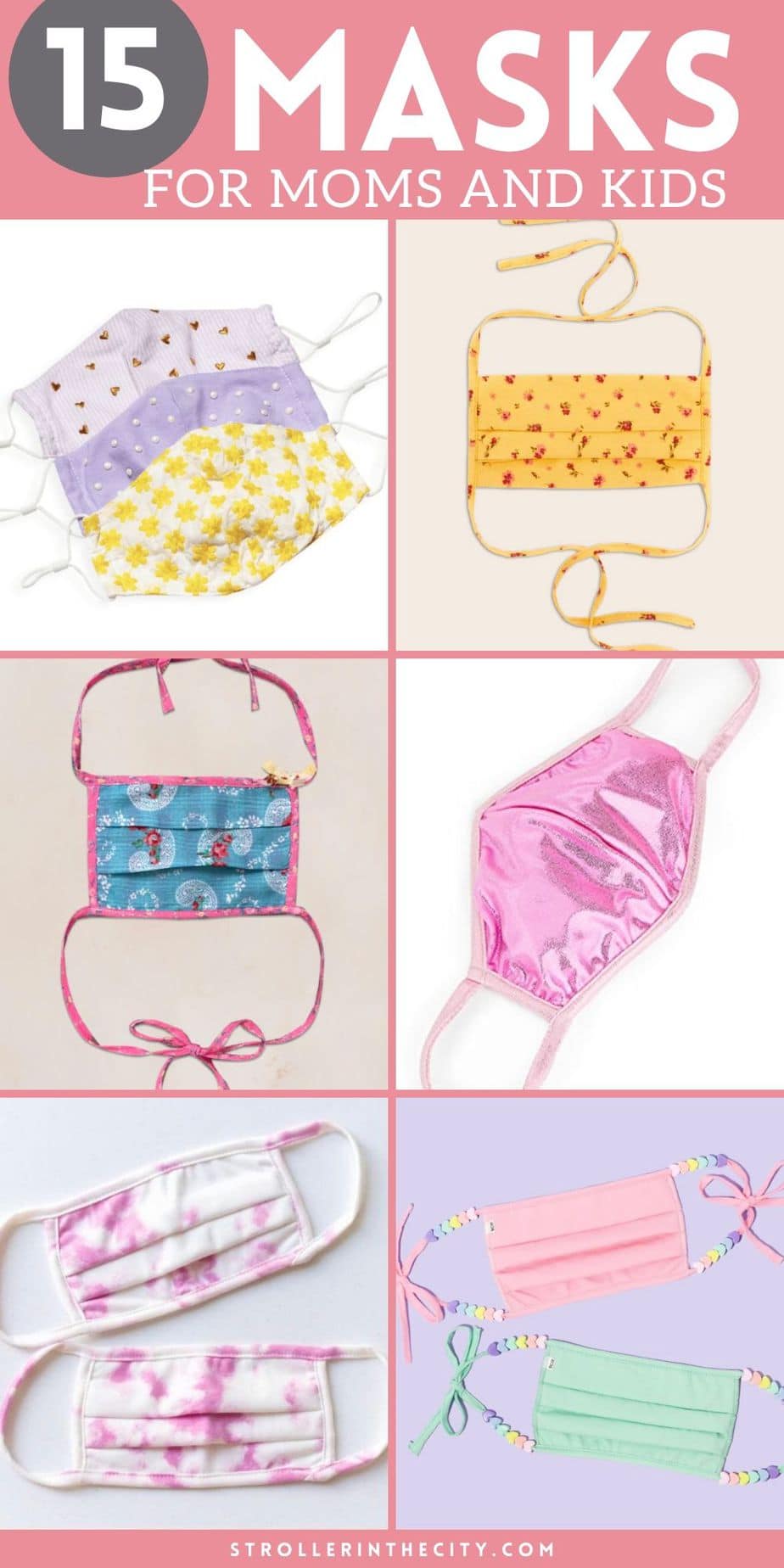 Cute Masks For Moms And Kids | Stroller in the City