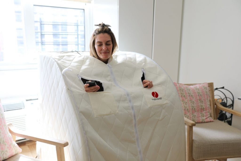 At Home Therasage Infrared Sauna | Stroller in the City