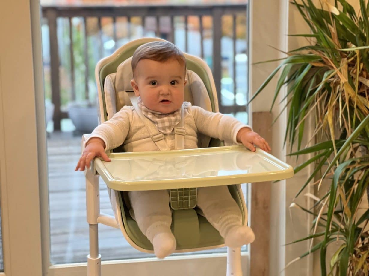 Oribel Cocoon High Chair Grows with Your Baby | Stroller in the City
